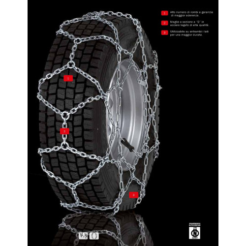 Catene da neve Weissenfels Alpina 156 265/70 R16 5,5 mm V5119 Camion ...